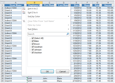 Microsoft Excel Table Tips for Managing Lists | Nonprofit Accounting Basics
